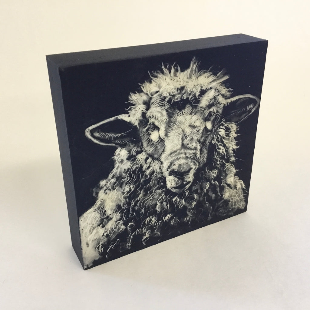 Sheep Portrait – Kat's Riverside Studio